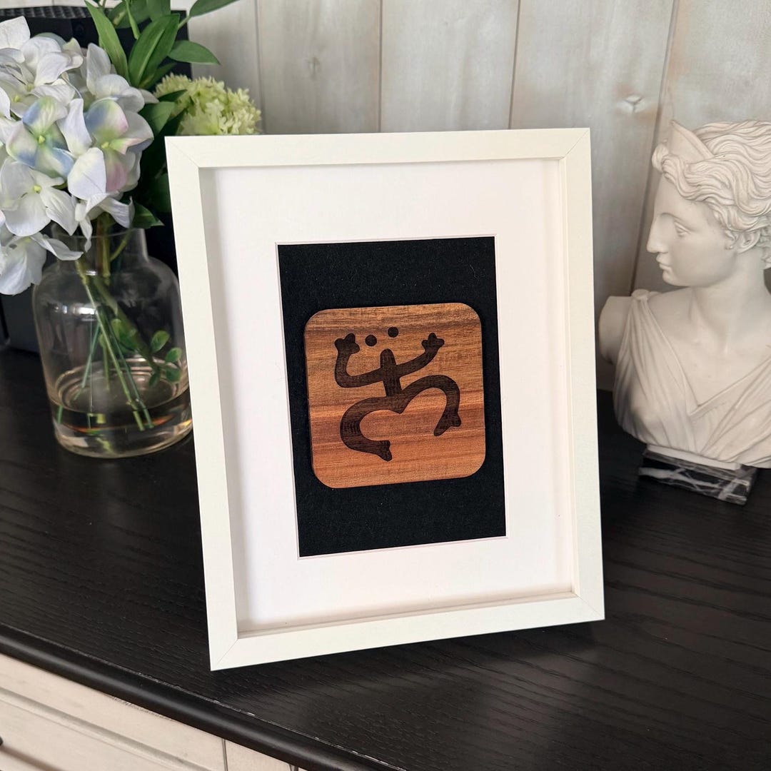Taino Wall & Table Frame W/ Coqui Frog Petroglyph - Etsy