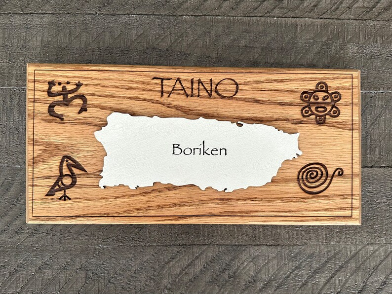 Puerto Rico Taino Boriken Wall Plaque - Etsy