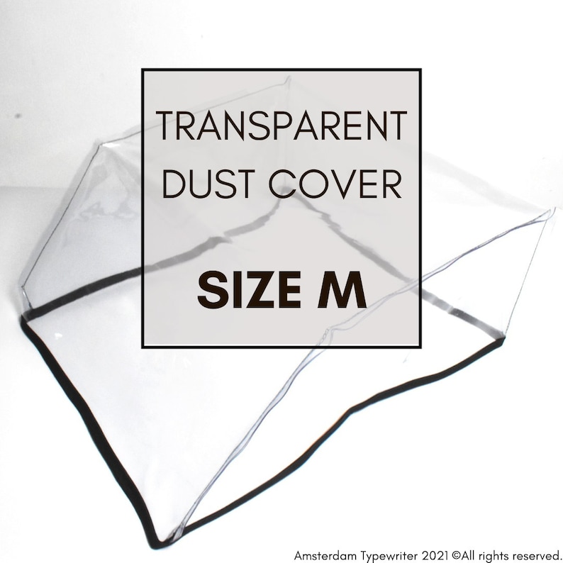 Handmade Transparent Typewriter Cover – Size M, Water Resistant - Etsy