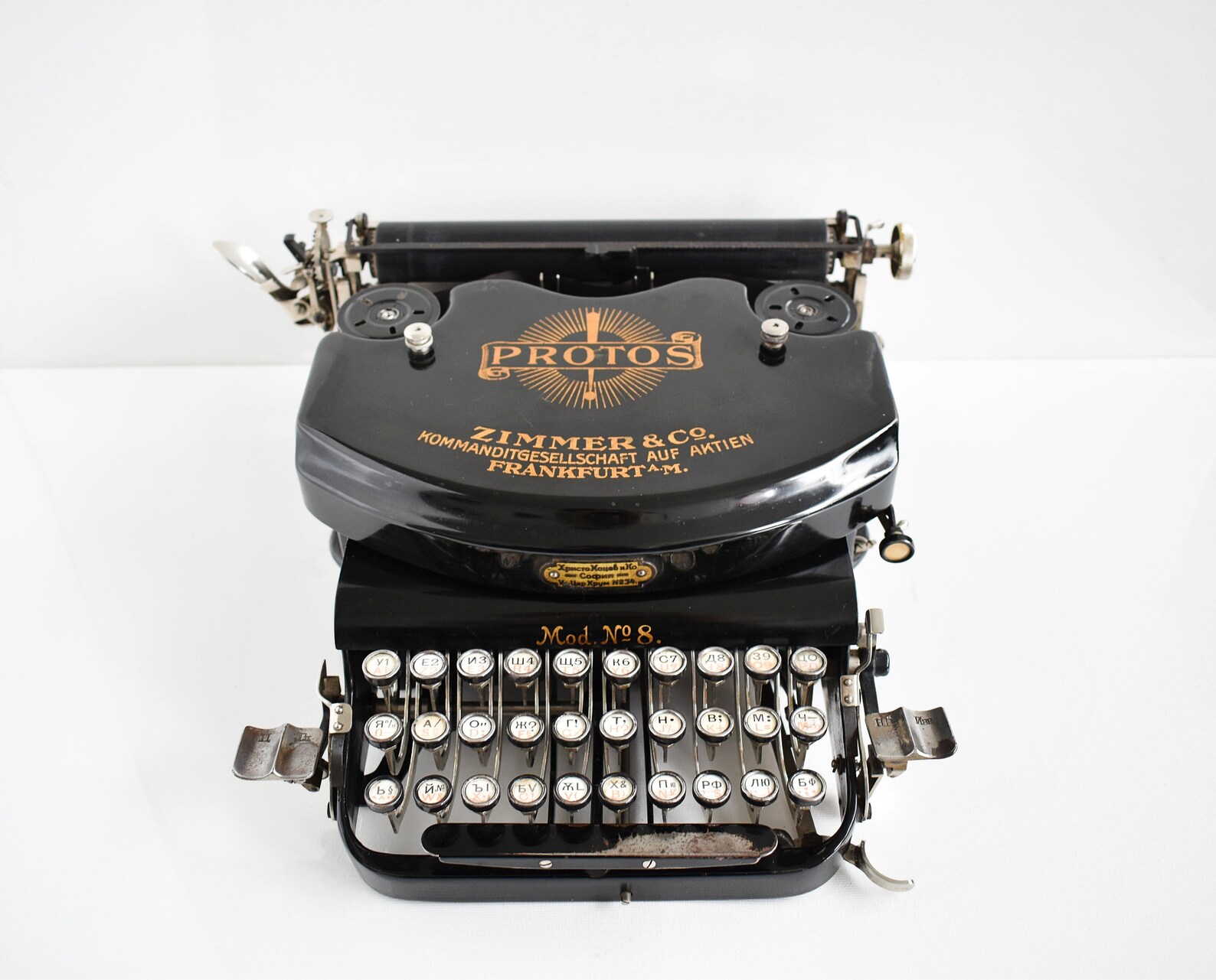 SCARCE Reconditioned Protos Typewriter From 1920s With Very RARE ...