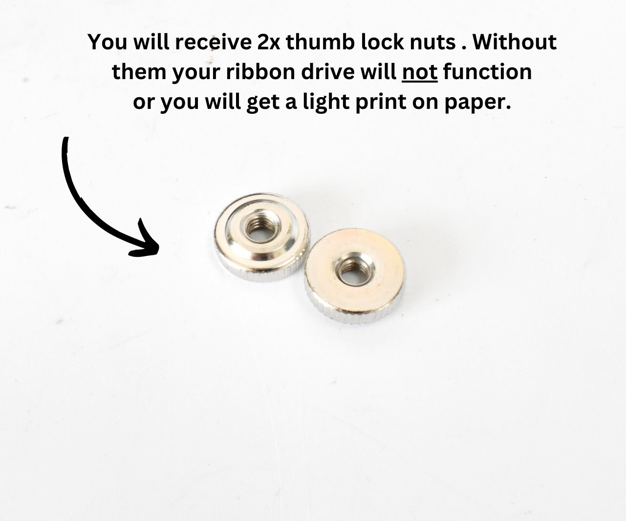 Replacement Spool Thumb Lock Nut Corona 3 Folding Typewriter, Your ...