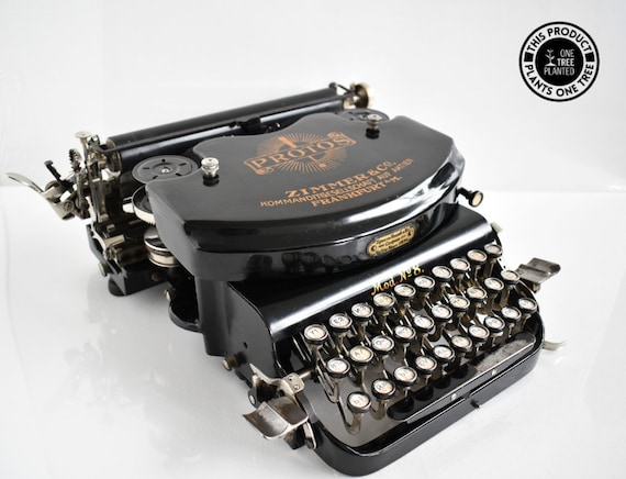 SCARCE Reconditioned Protos Typewriter From 1920s With Very - Etsy