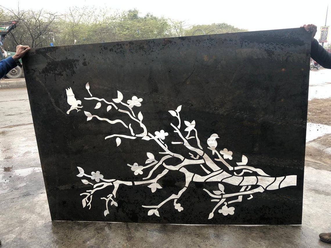 Estate Gate With CNC Panel Laser CNC Gate Modern Home Gate Drive Way ...