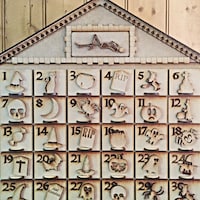 Printable Halloween Haunted House Countdown Advent Calendar - Etsy UK