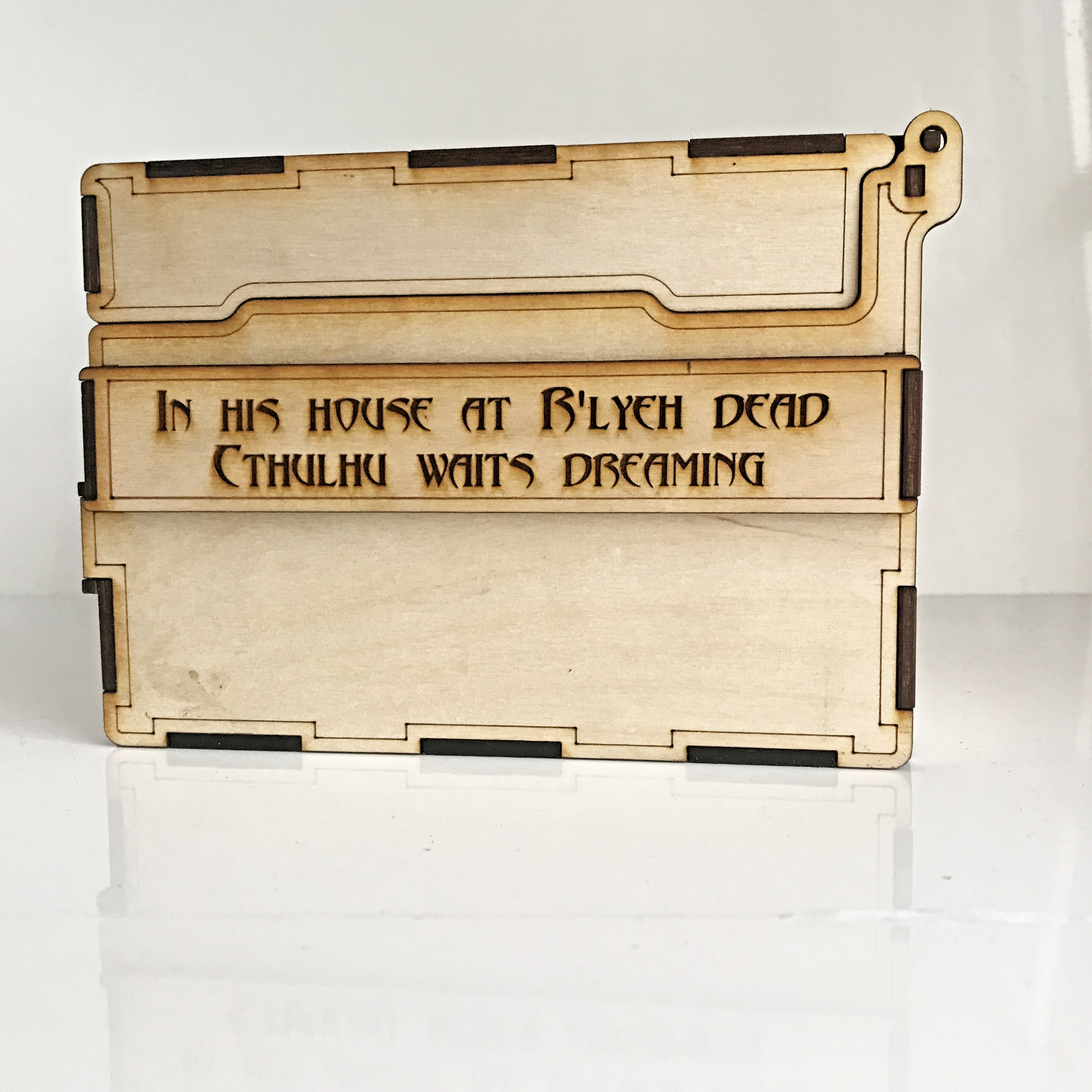 Cthulhu / Lovecraft Wooden Box. Waits Dreaming Even Death May - Etsy