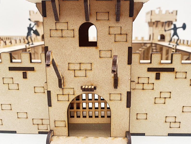 Deluxe Large Wooden Castle Kit That Will Transport Your Child - Etsy