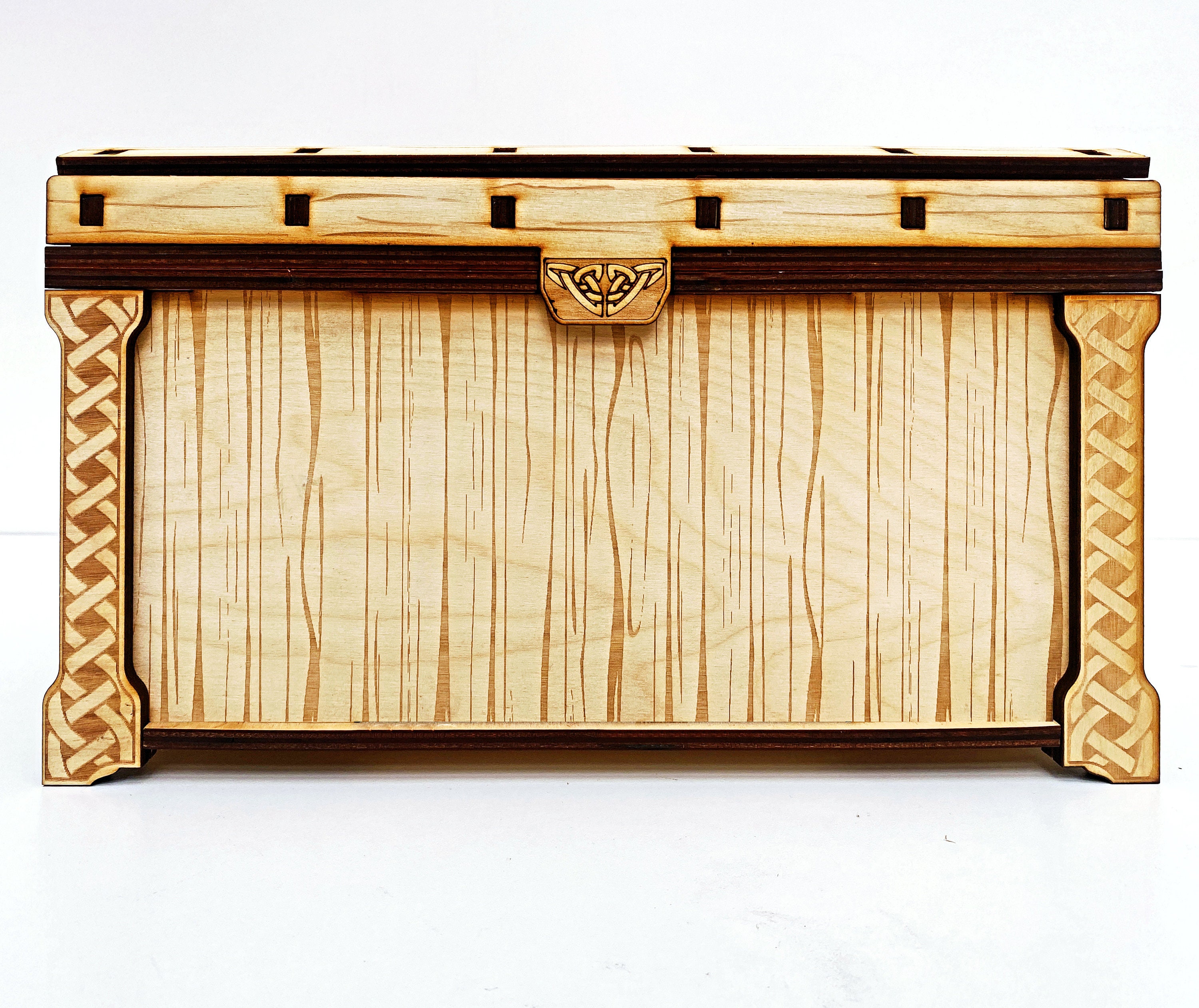 Viking Treasure Chest. Large Box Chest for Celtic Northman - Etsy