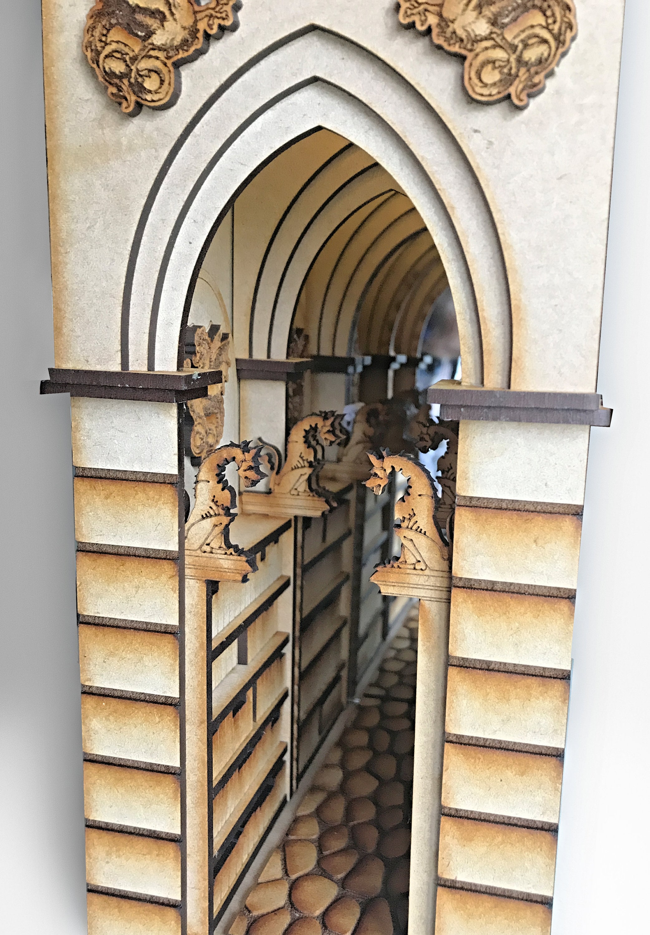 Wizards Library Book Nook Complete Kit With Glue and USB - Etsy UK