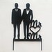 LGBTQ Cake Topper Same Sex Gay Wedding Lesbian Wedding Two - Etsy UK