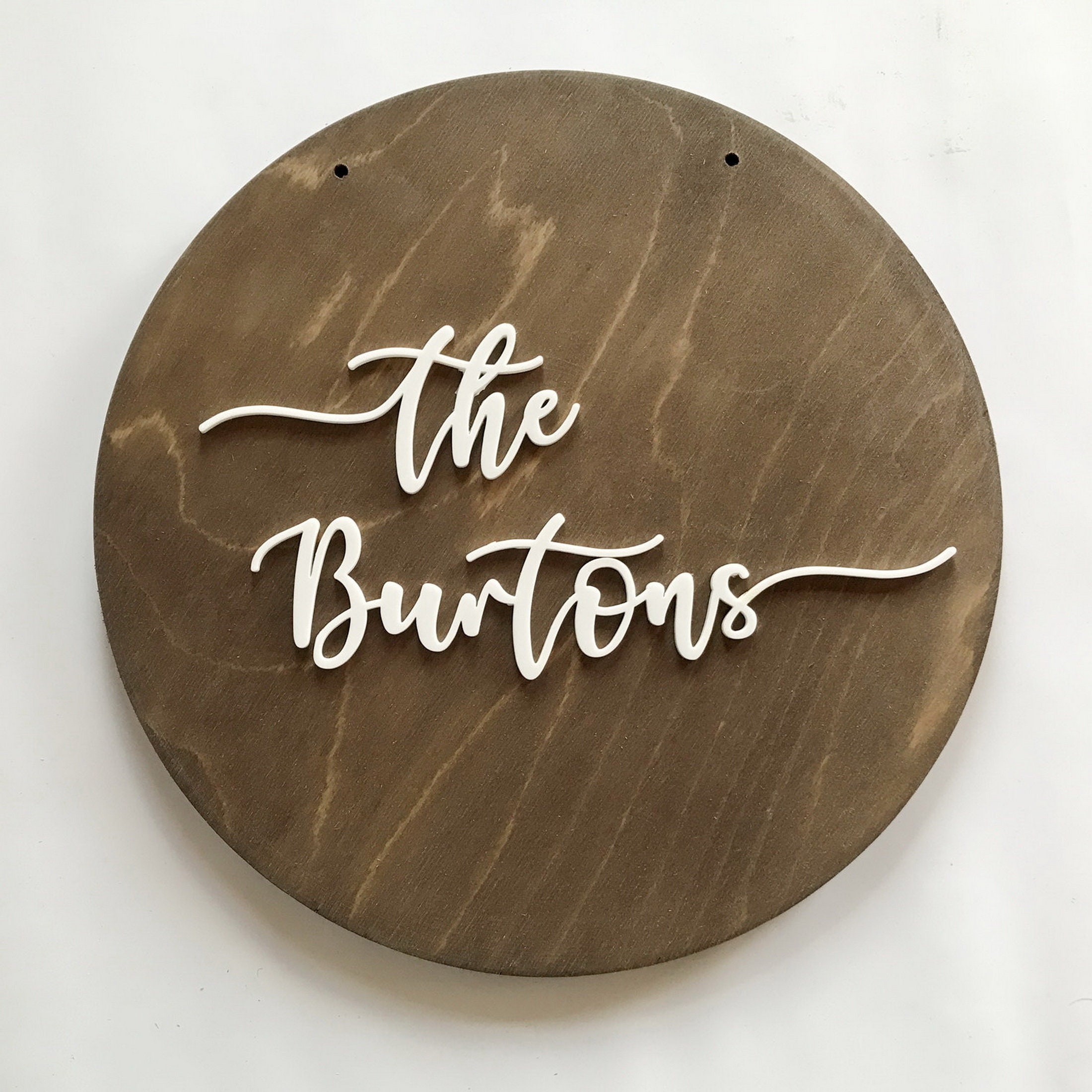 30cm /12 inch hanging family sign ideal for wedding or | Etsy