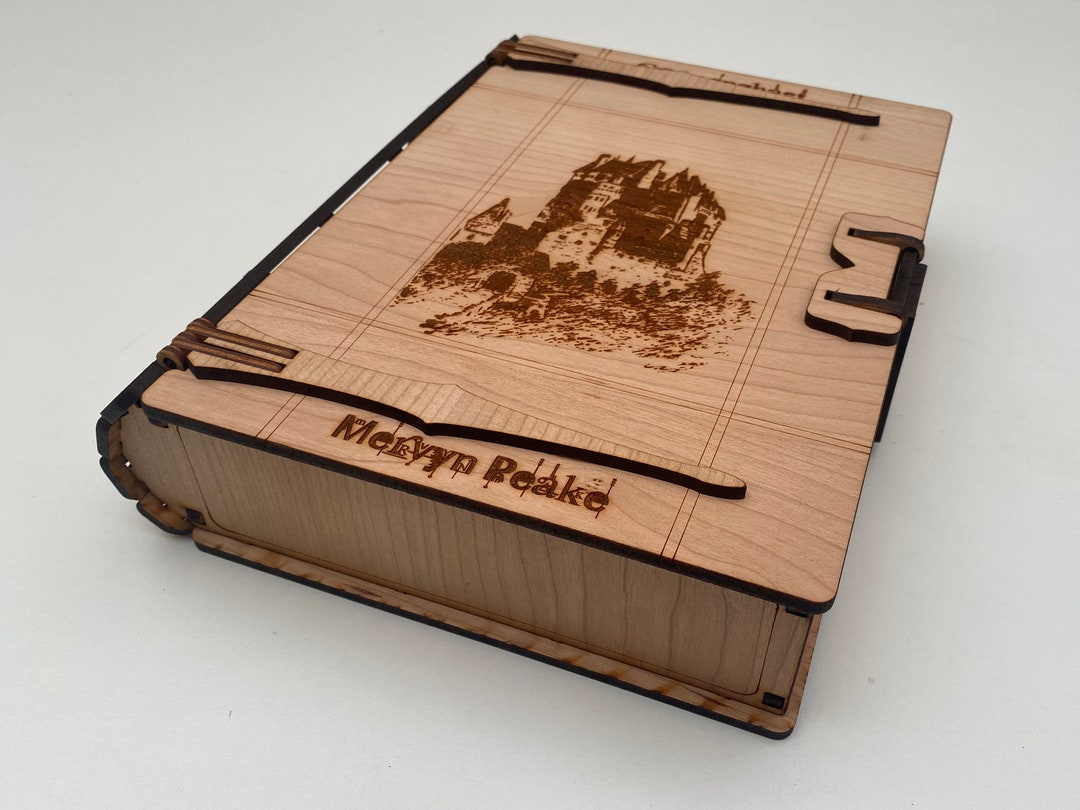 Gormenghast Wood Book Box - for Mervyn Peake and Titus Fans - Cherry ...