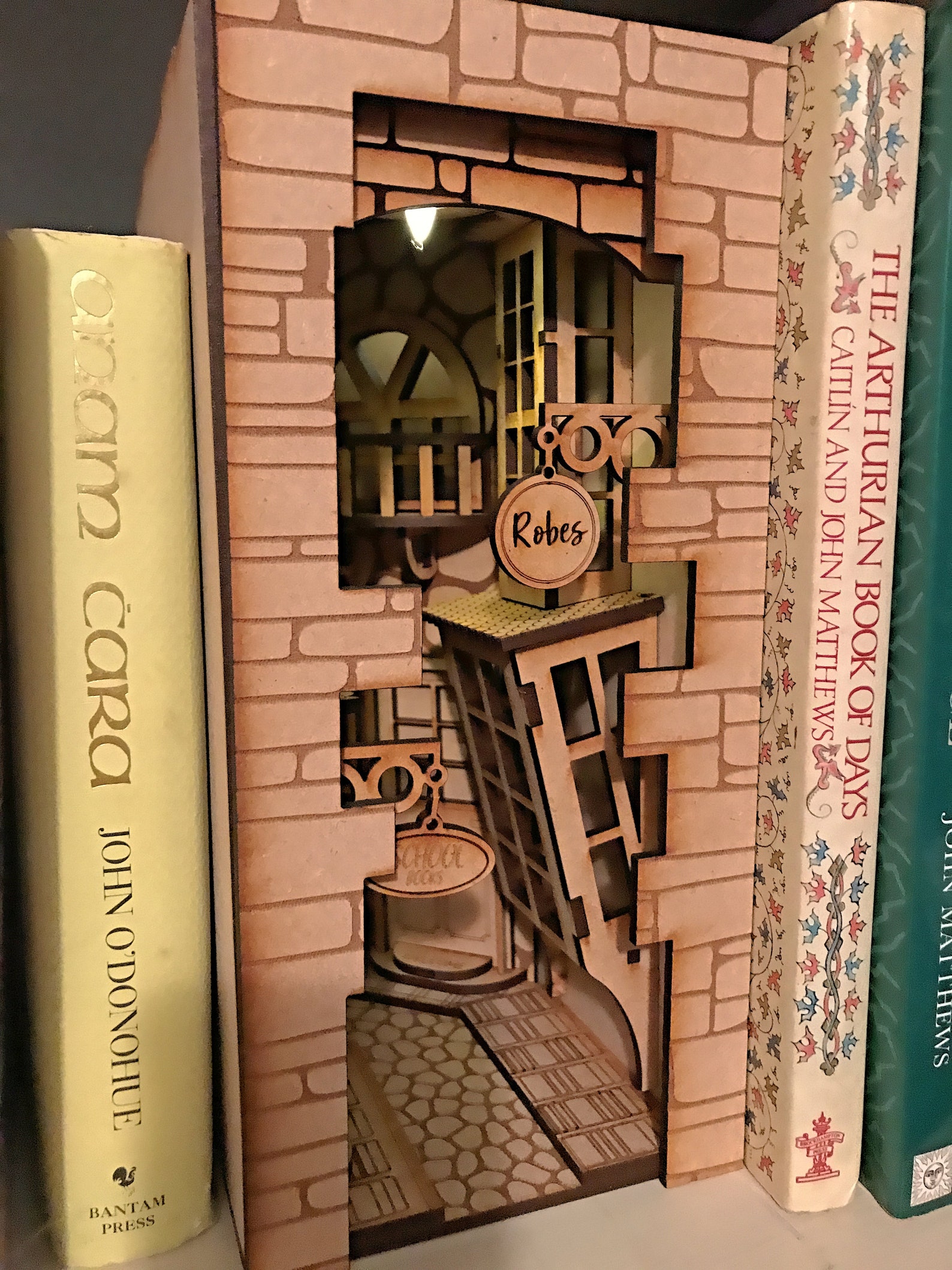 Knockturn Alley With Lights - Complete Kit Book Nook Kit, No Tools ...
