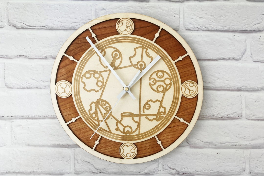 Doctor Who Inspired Clock – Gallifreyan Design Featuring Names of New ...