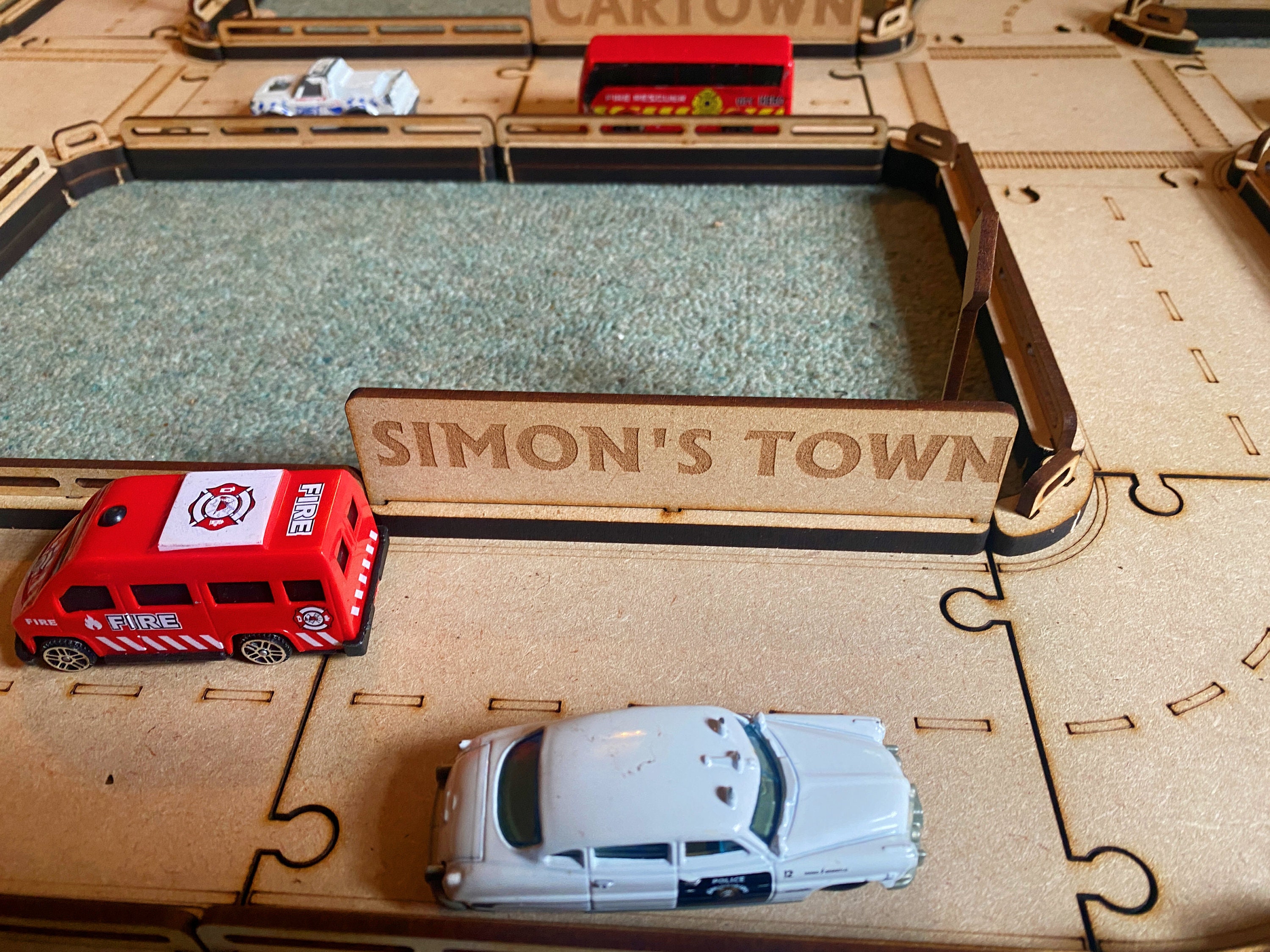 Road Layout for Matchbox Cars: Jigsaw-style Roads With Straights, Turns ...