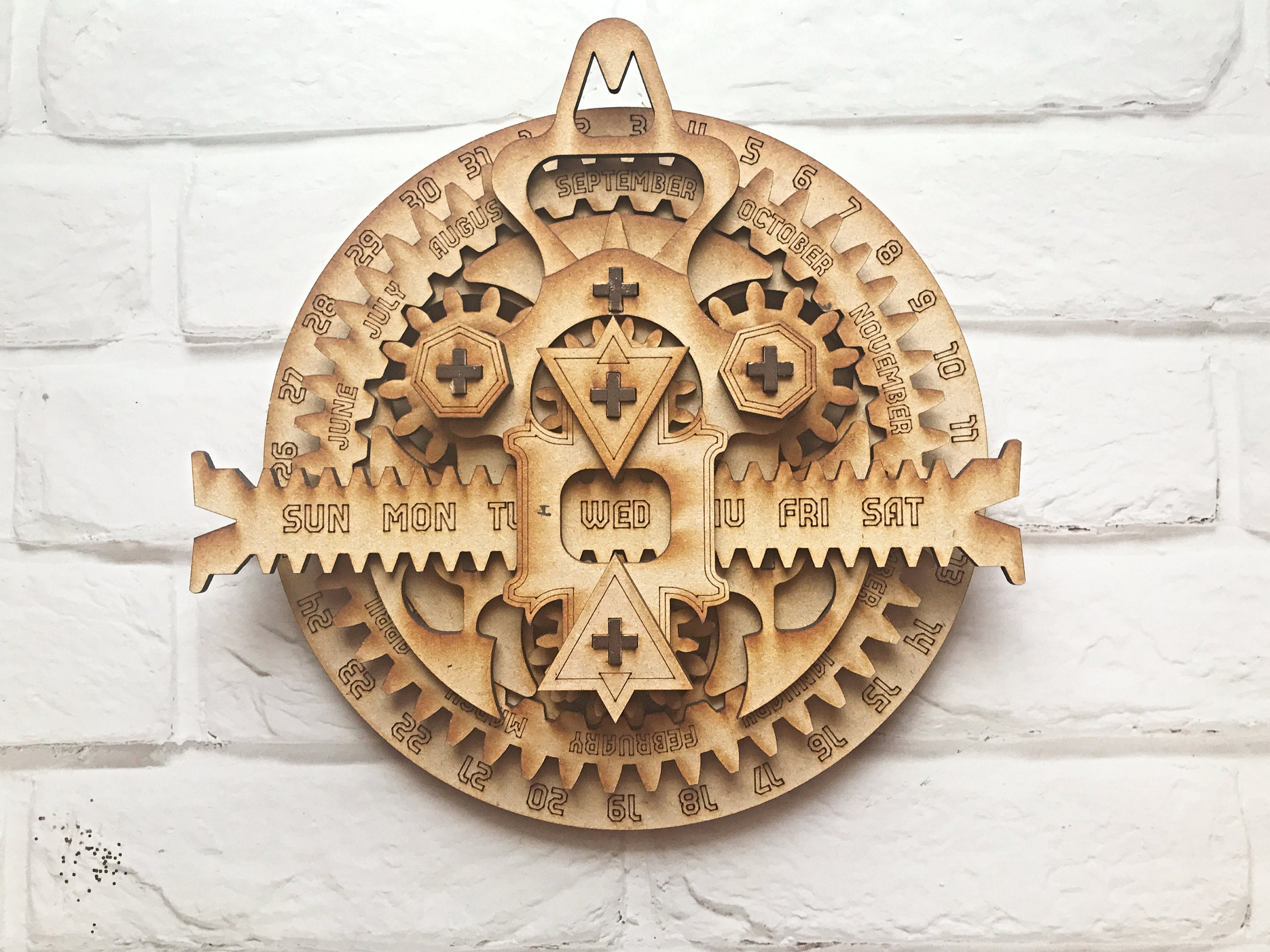 Steampunk Perpetual Calendar - Etsy UK