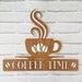 Real Coffee Customisable Signs for Cafes & Bars – Warm Wooden Signage ...