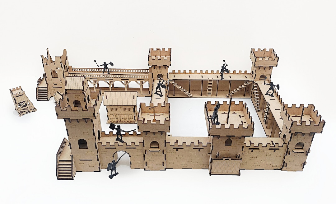Deluxe Large Wooden Castle Kit That Will Transport Your Child to ...