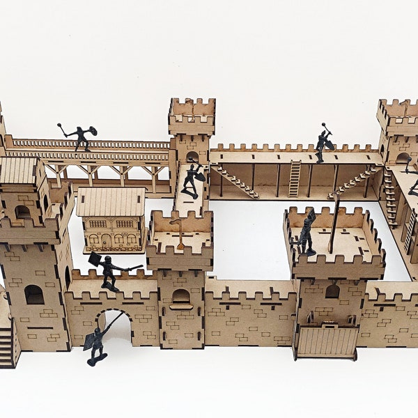 Large Wood Castle Toy - Etsy UK