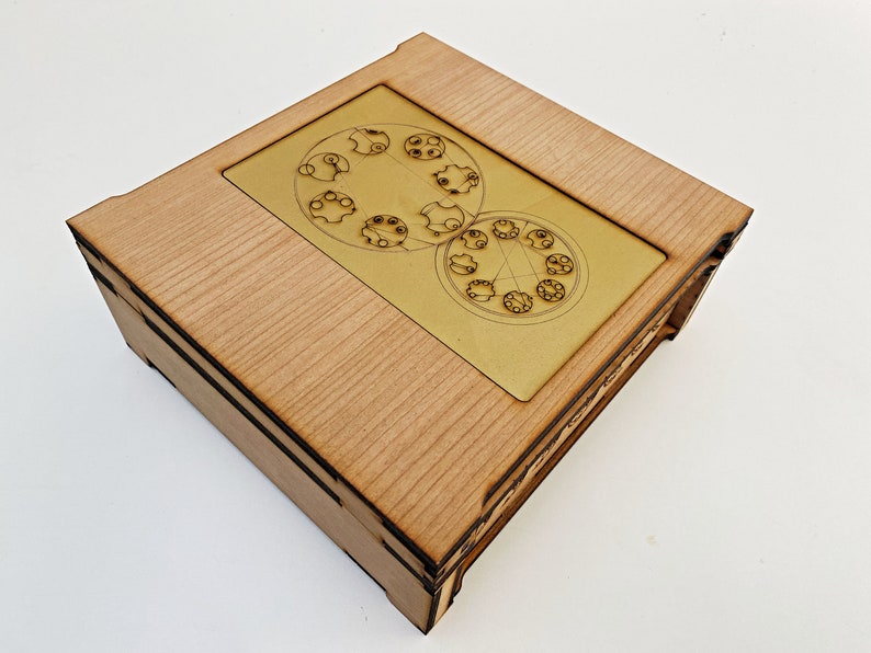 Doctor Who Wooden Box. Gallifreyan List of Actors Own Name - Etsy