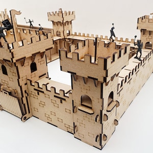 Deluxe Large Wooden Castle Kit That Will Transport Your Child to ...