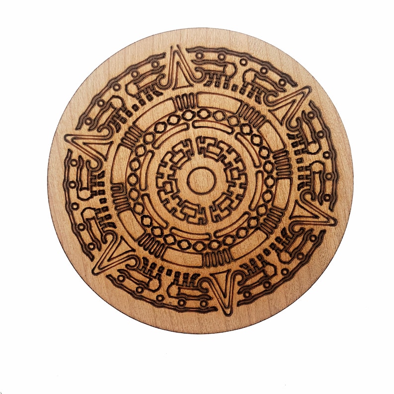 Aztec Designs Wooden Coasters - Etsy UK