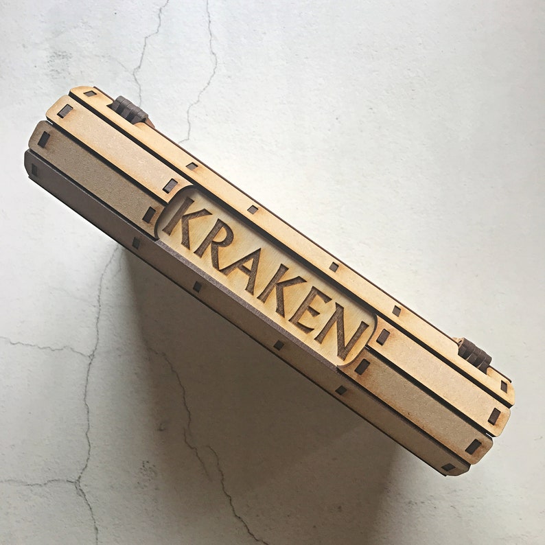 Cthulhu Kraken Book Box. the Kraken Awakes Lovecraft Wooden - Etsy