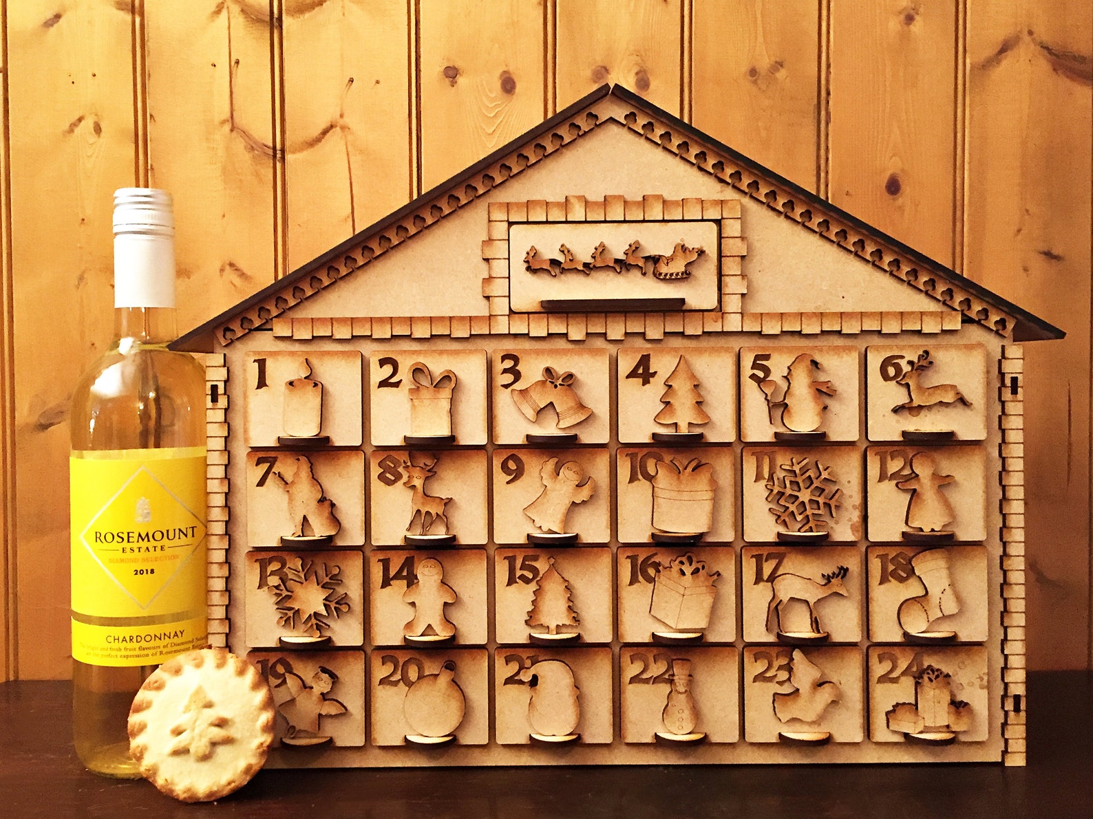 Extra Large Reusable Advent Calendar Can Decorate Yourself | Etsy