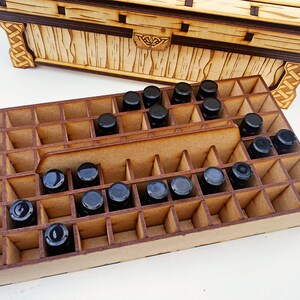 Aromatherapy or Homeopathy Case, Stylish Travelling Box for Herbal ...