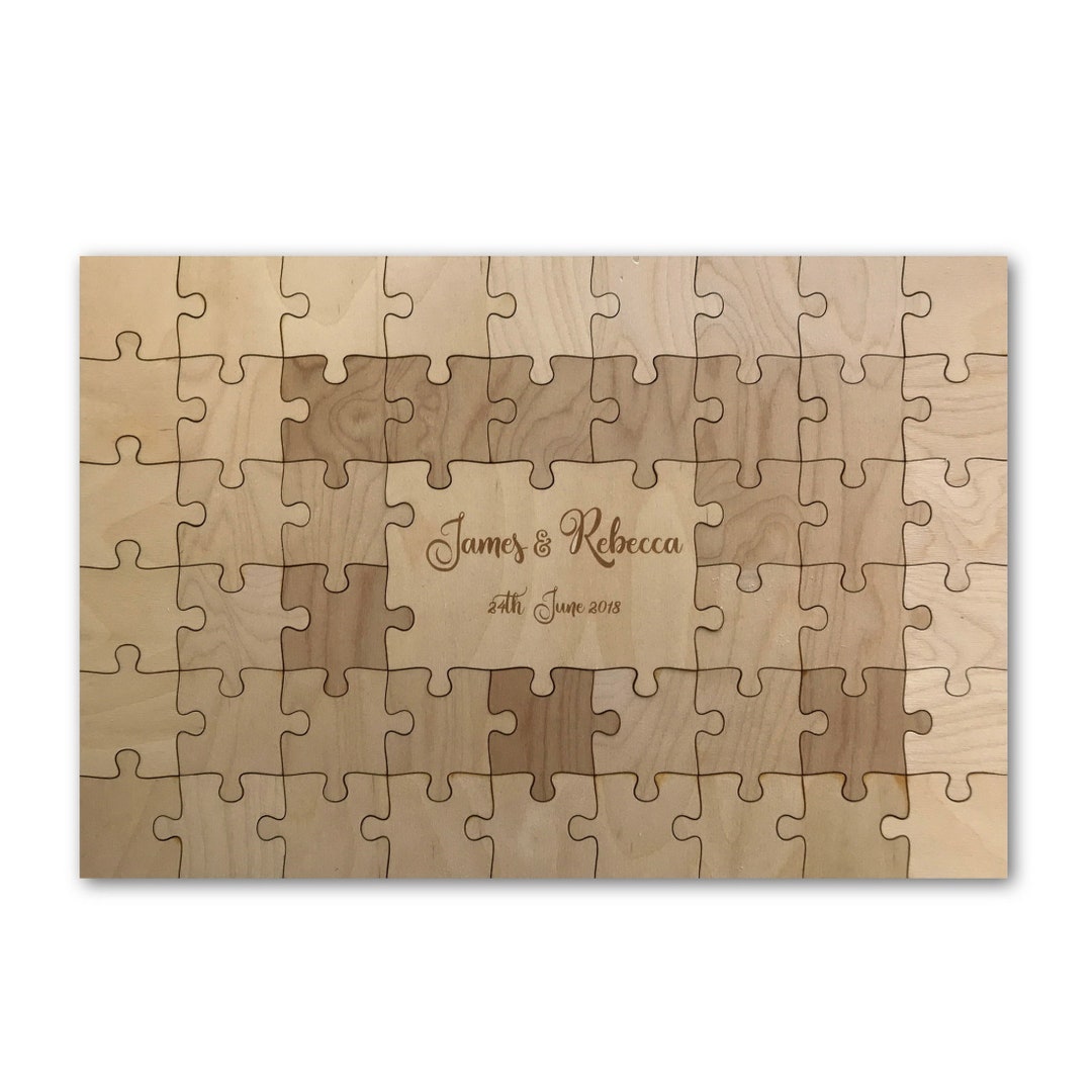 Guest Book Jigsaw Puzzle - A Completely Special Wedding Guest Book to ...