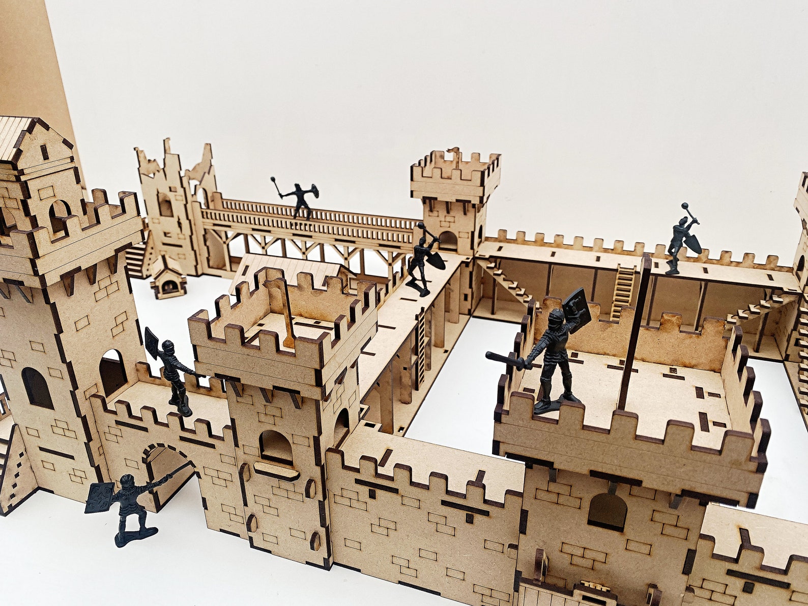 Deluxe Large Wooden Castle Kit That Will Transport Your Child to ...