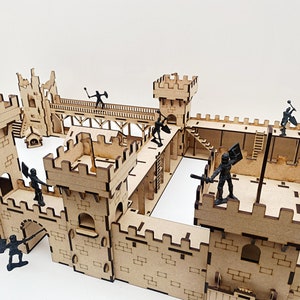Deluxe Large Wooden Castle Kit That Will Transport Your Child to ...