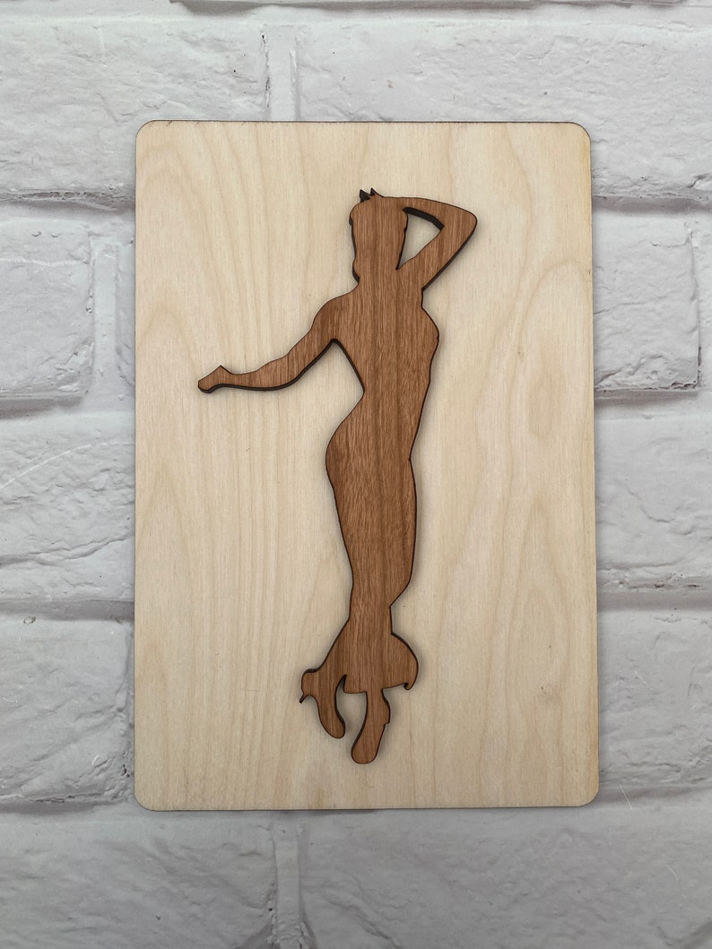 Dancing Ladies and Gents Toilet Signs Clever Wooden Signs - Etsy