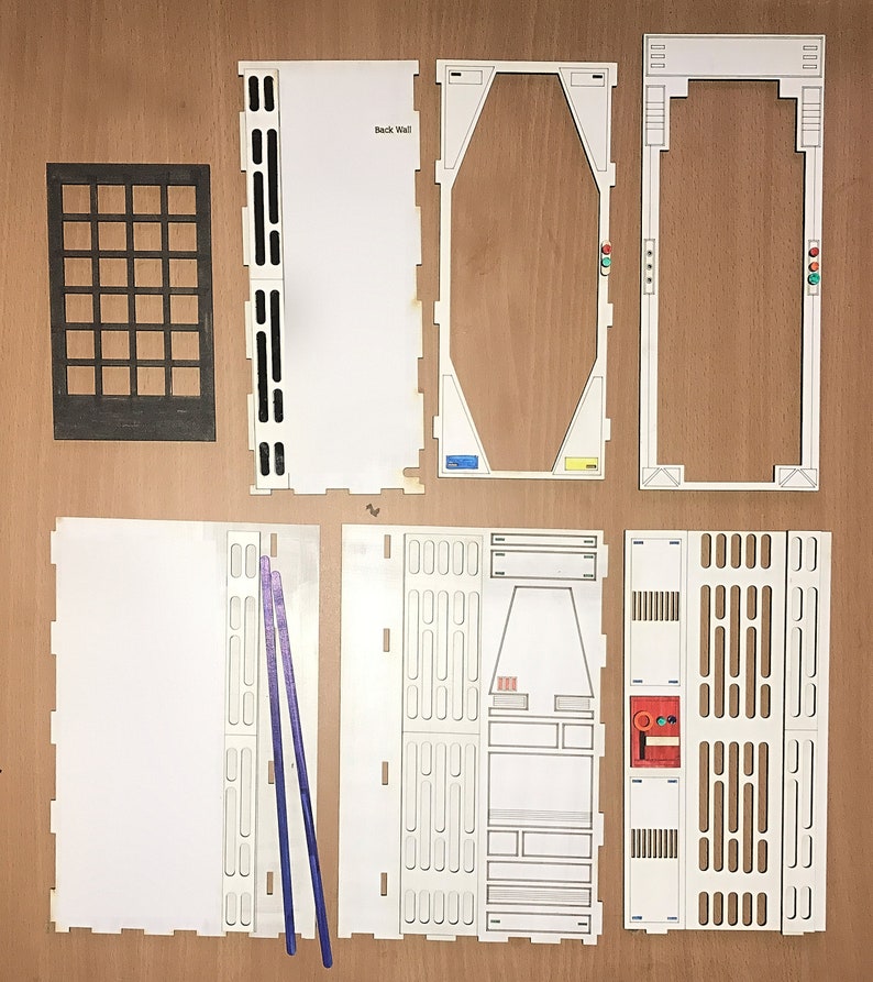 Star Wars Book Nook or Display Stand Complete Kit No Tools - Etsy