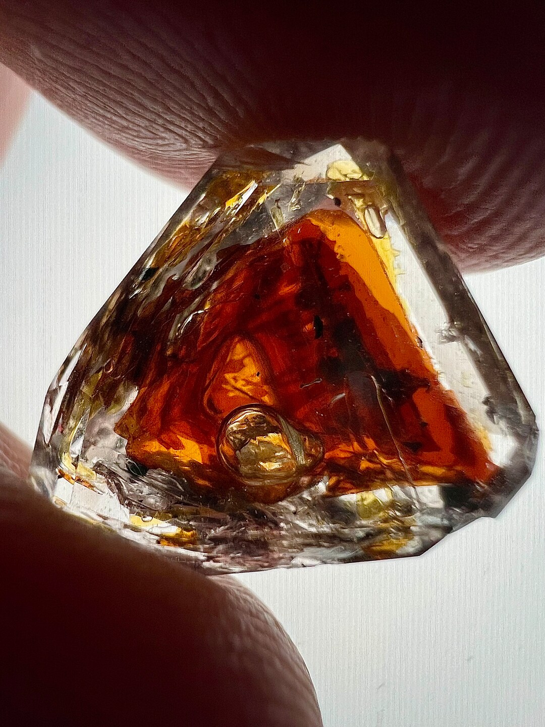 Petroleum Quartz golden Enhydro Firefly Faceted Quartz Rock Crystal ...