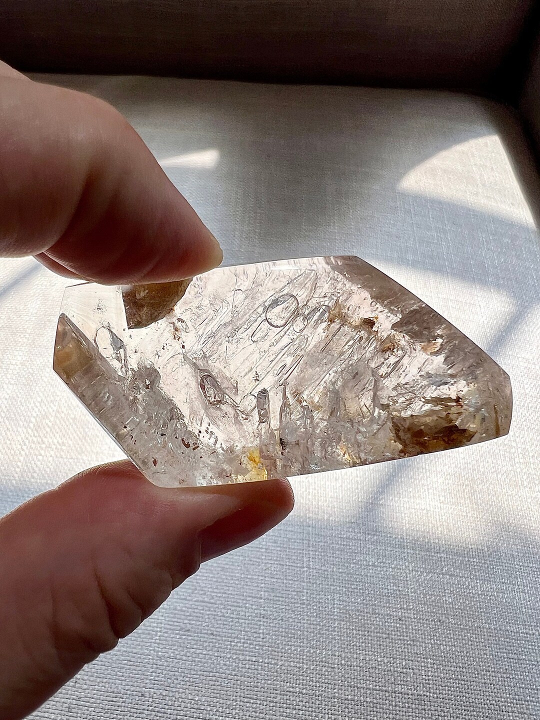 Enhydro With Multiple Moving Bubbles - Unmounted Quartz Rock Crystal ...