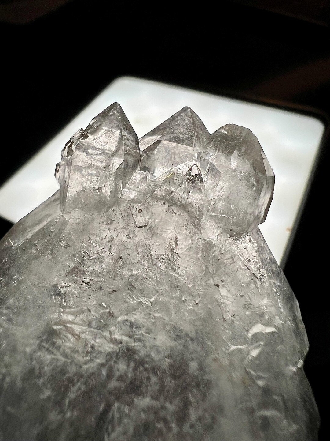 Enhydro - Unpolished Quartz Crystal Specimen With Fluid Inclusion ...