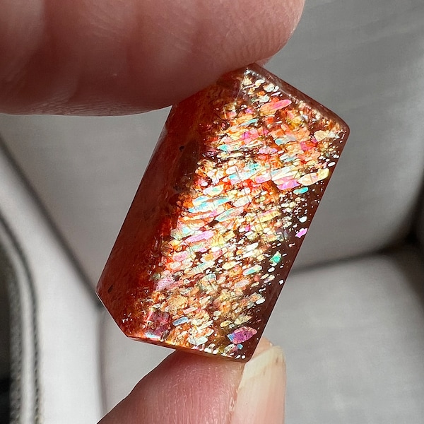Rainbow Lattice Sunstone - Etsy