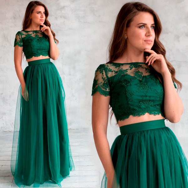 Crop Top Dress - Etsy