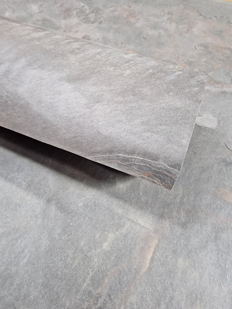 Flexible Stone Real Slate Backed on Microfiber Fabric Ref. Mizar Flexi ...