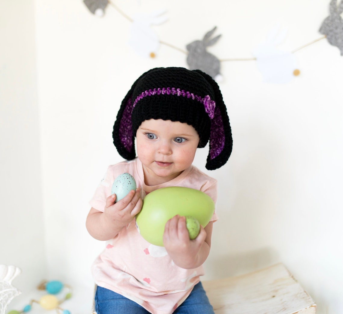 The BB Bunny Beanie PDF Crochet Pattern Crochet Bunny Hat - Etsy