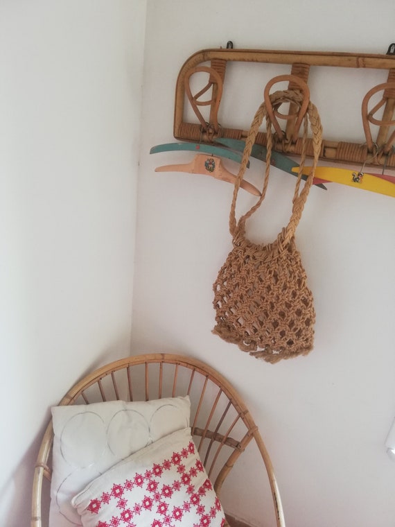 Braided string bag from the 70s - Gem