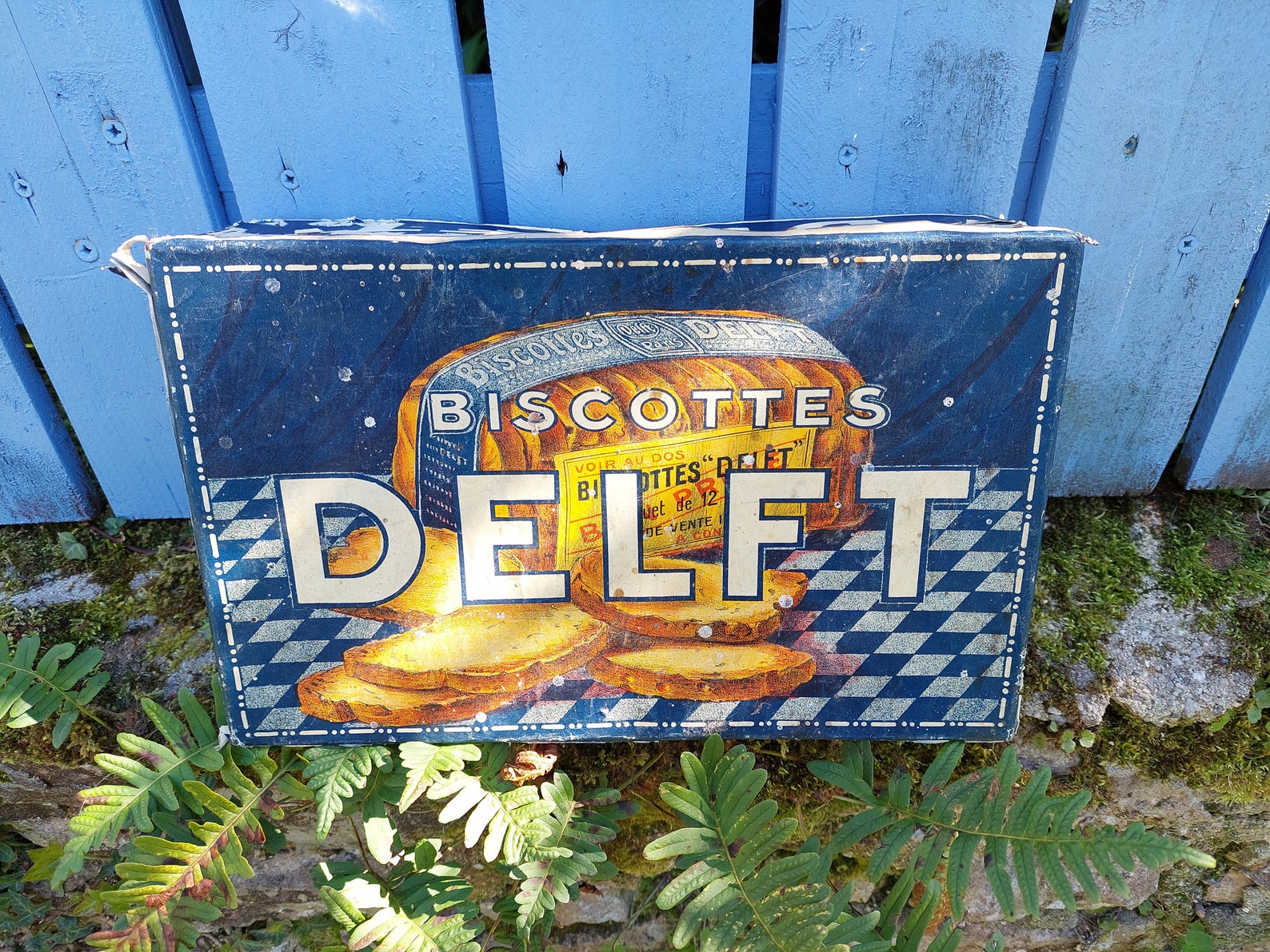 Old Delft Rusk Box From the 30s and 40s - Etsy