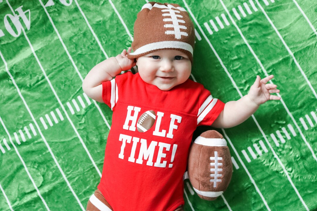 Boys Half Birthday 6 Month | Halftime Half Time | Football Jersey ...