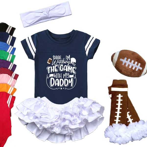 Baby Girl Football - Etsy
