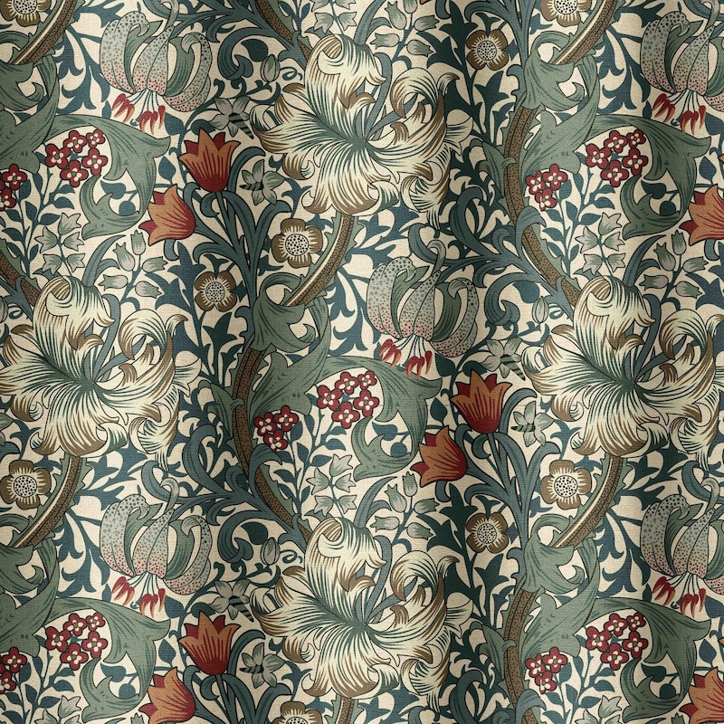 William Morris Curtains - Etsy