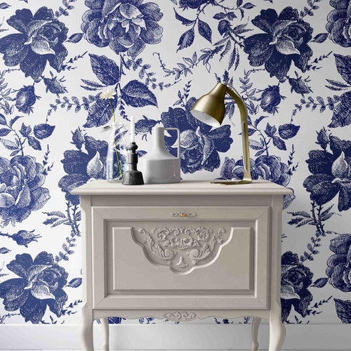 Harlow // Peel and Stick Wallpaper // Removable | Etsy