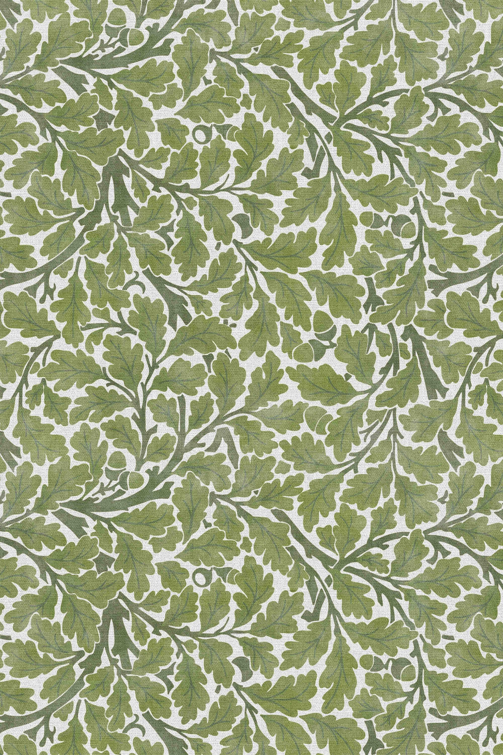 Oak Leaf Fabric by the Yard - Pattern Fabric for Home Projects ...