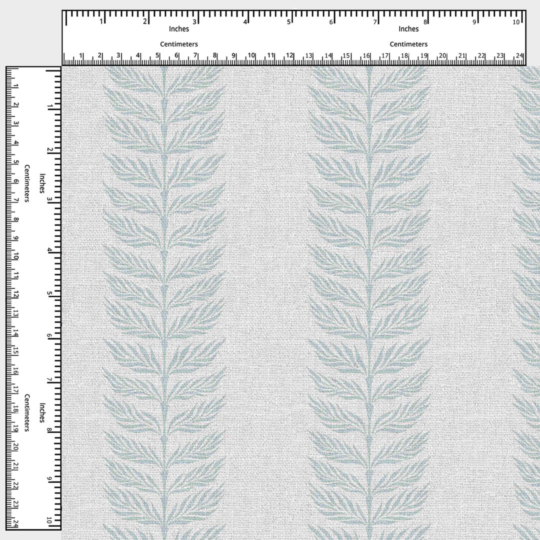 Palm Leaf Stripe Fabric by the Yard - Pattern Fabric for Home Projects ...