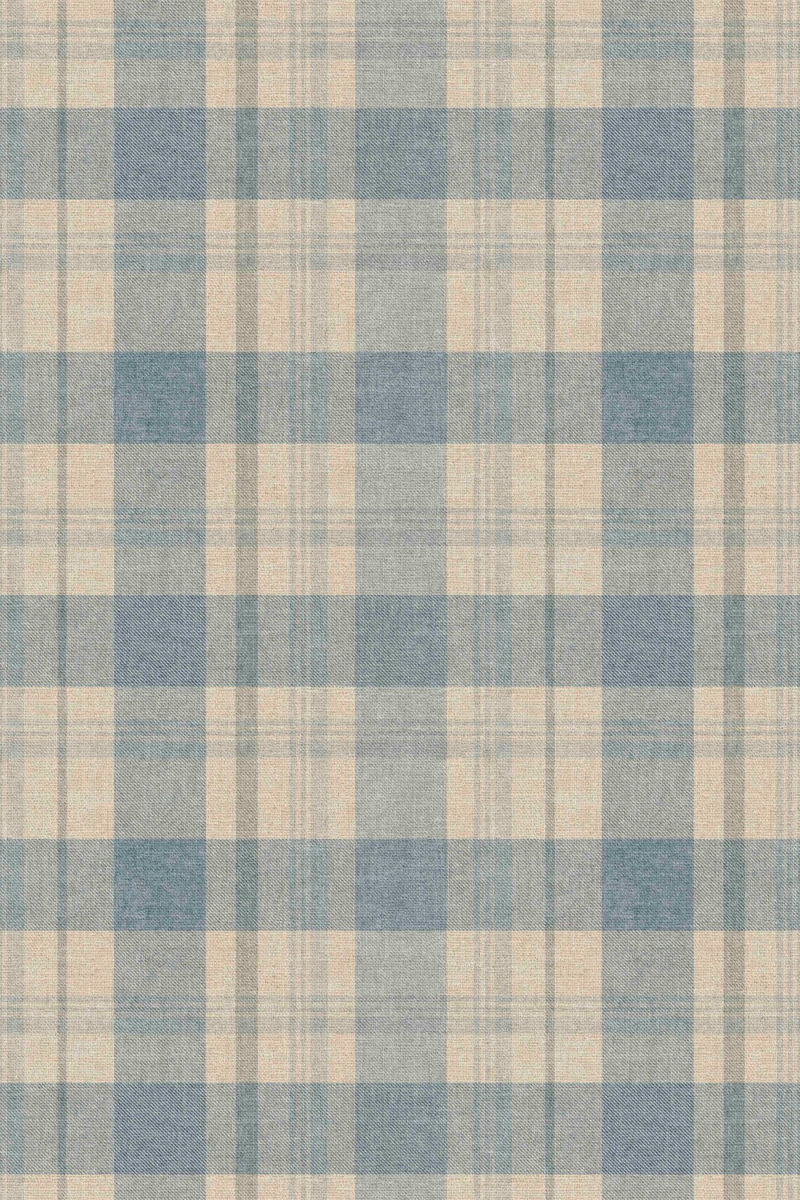Rustic Plaid Pattern Fabric by the Yard - Pattern Fabric for Home ...