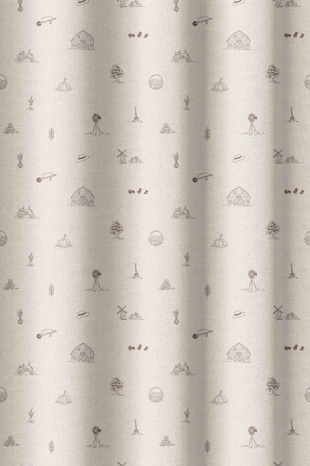 Farm Life Fabric by the Yard - Pattern Fabric for Home Projects ...